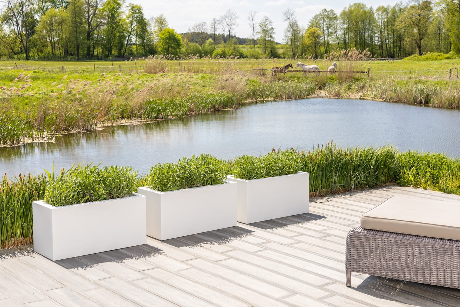 Zestaw 3 Prostokątnych Donic Monumo Tower & Lungo & Pixel Pot H:40 ...