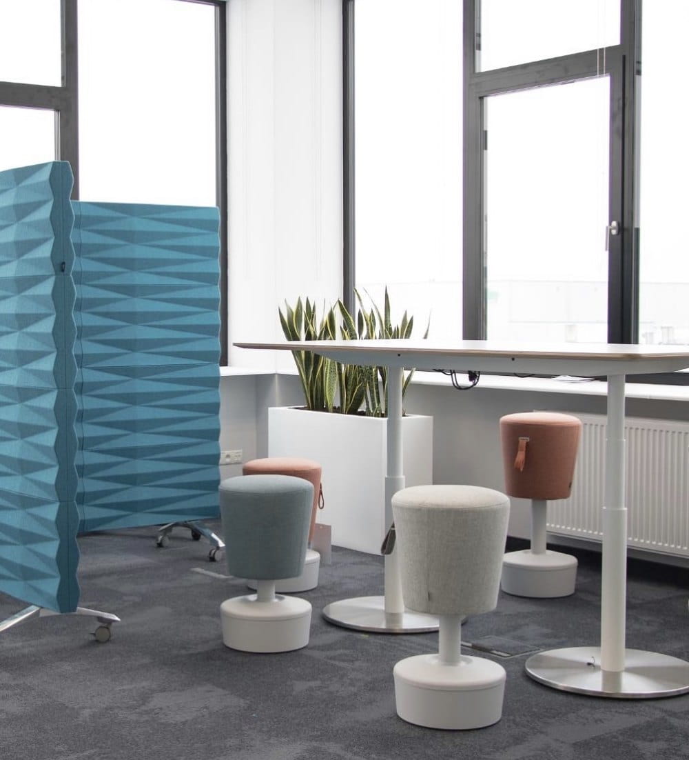 Podłużna prostokątna Donica Monumo Longerino szara z wewnętrzną półką H ...